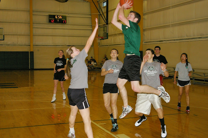 Teachers and students participate in intramural basketball – The ...