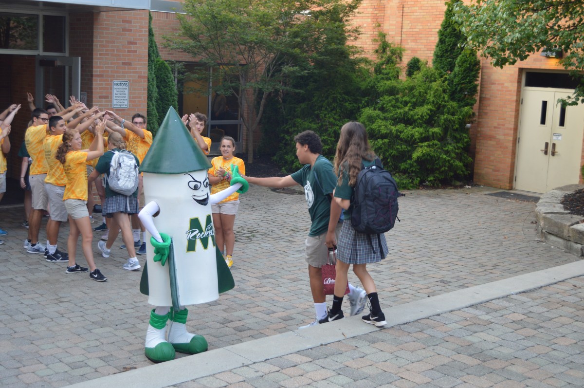 Q&A: New Rocket mascot spreads McNick spirit – The McNicholas Milestone