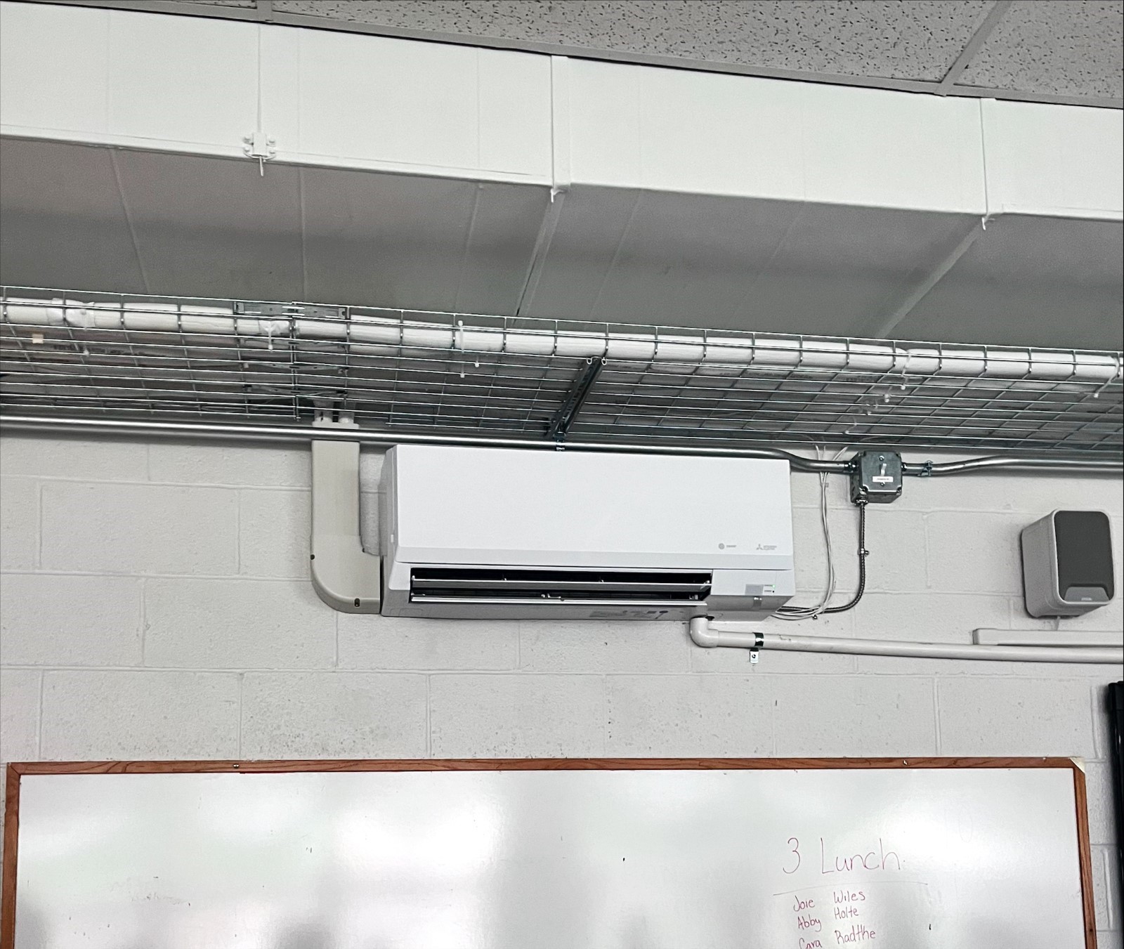 New AC units throughout the school provide a different learning ...